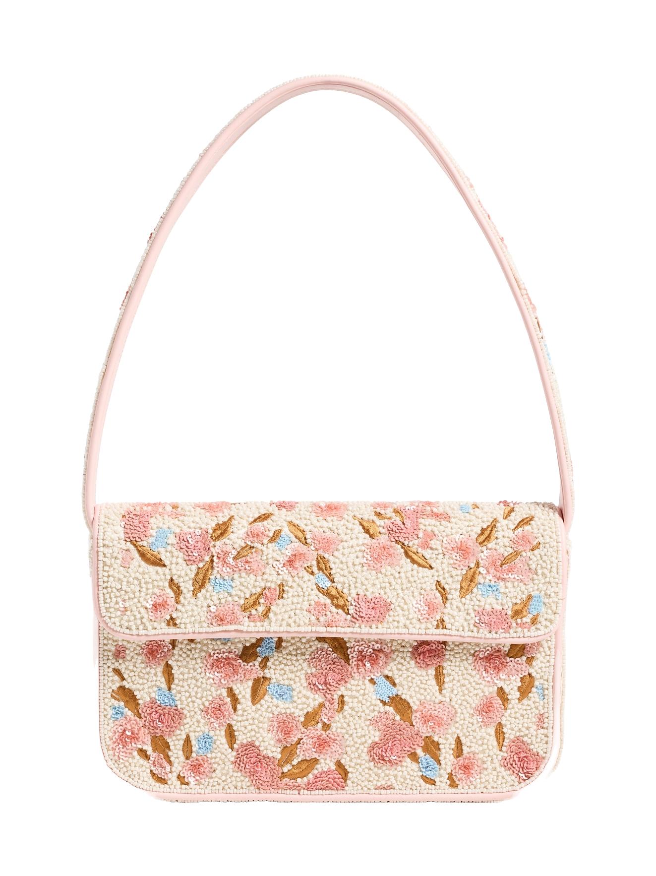 STAUD STAUD Tommy Beaded Shoulder Bag